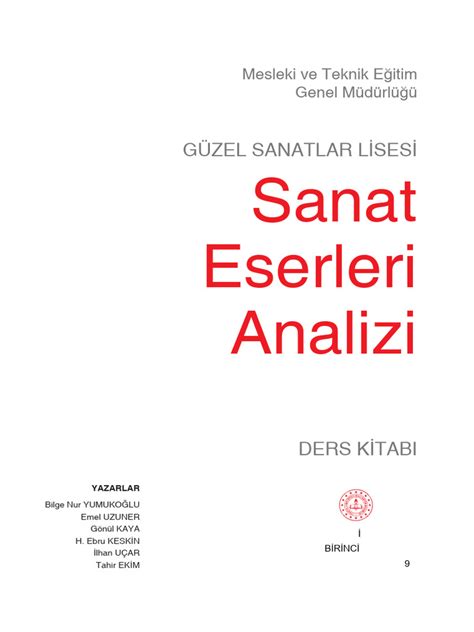 Sanat Eserleri Analizi 12 48 Pdf