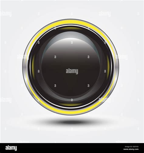 Vector Glossy Button For Web Stock Photo Alamy