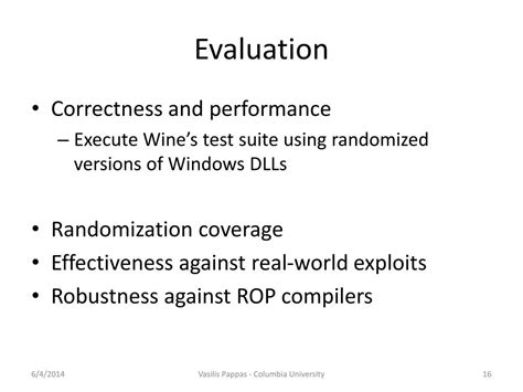 Ppt Defending Against Return Oriented Programming Powerpoint