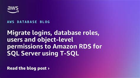 Rds For Sql Server Aws Database Blog