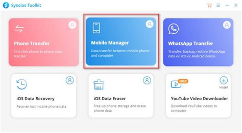 thanks for installing free syncios manager for ios and android