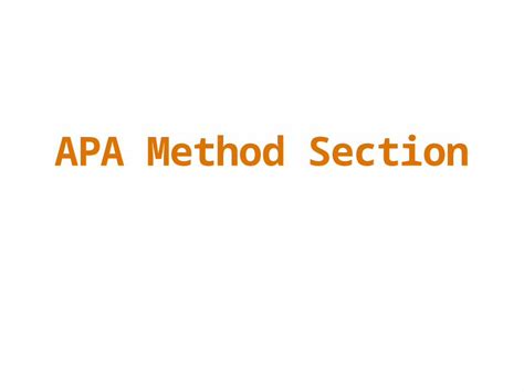 PPTX APA Method Section DOKUMEN TIPS