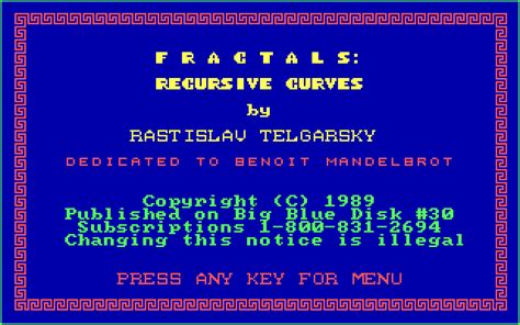 Fractals Recursive Curves Rastislav Telgarsky Free Download Borrow And Streaming
