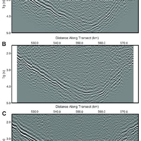 A Refraction Convolutional Section For Obs Pair 34 39 Xy 0 B Download Scientific Diagram