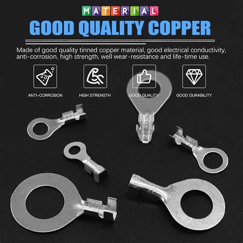 240pcs Non Insulated Copper Ring Terminal Set With Philippines Ubuy