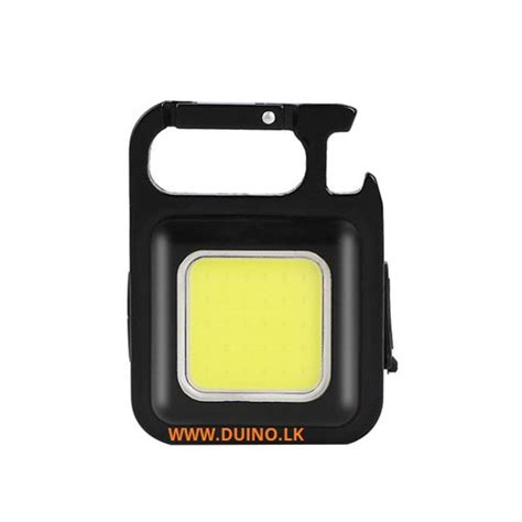 Mini Led Cob Flashlight Rechargeable Cob Keychain Light 500 Lumens 3 Light Modes Duinolk The