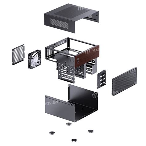 Jonsbo N4 Type C 8 Hard Disk Mini Nas Desktop Computer Chassis Support