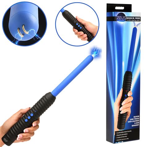 Zeus Shock Rod Zapping Sensory Play Pinpoint Shock Electrosex Wand Orgasmic Deals