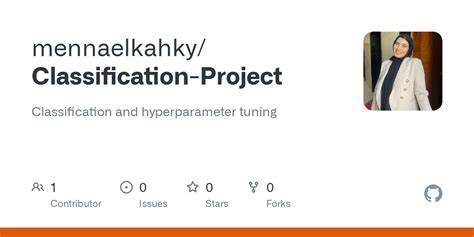 Github Mennaelkahkyclassification Project Classification And