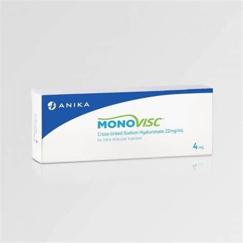 Monovisc 4ml Single Injection Hyaluronic Acid Treatment For