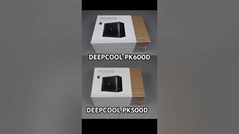 DEEPCOOL PK600D & PK500D 80 PLUS Bronze Power Supply Unboxing #shorts # ...