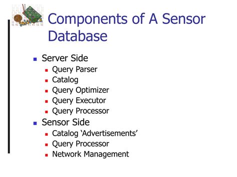 Ppt Challenges In Sensor Network Query Processing Powerpoint