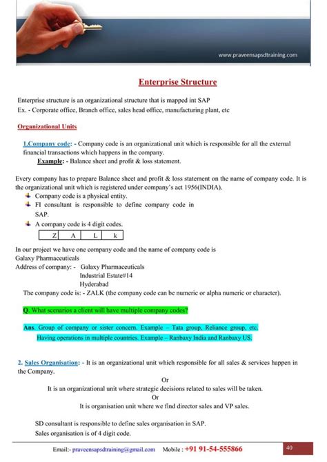 SAP SD Training SAP SD Configuration Guide SAP SD Study Material PDF Logistics Business