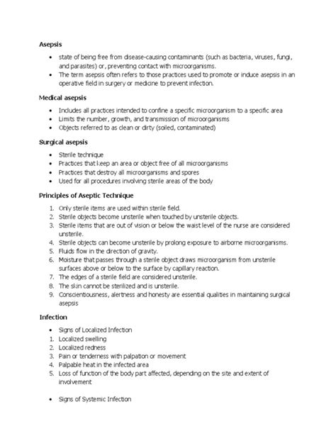 Asepsis Pdf