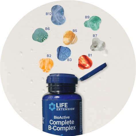 Bioactive Complete B Complex B Vitamin Life Extension Europe