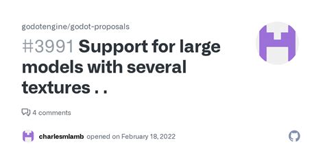 Support For Large Models With Several Textures · Issue 3991