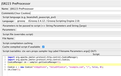 Jmeter How Can I Access The Cookie Manager In Beanshell Stack Overflow