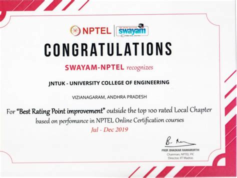 Nptel Local Chapter Jntu Gv