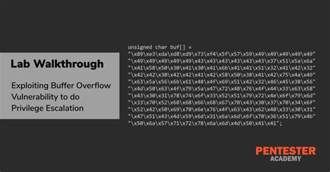 Pentester Academy On Linkedin Exploiting Buffer Overflow Vulnerability