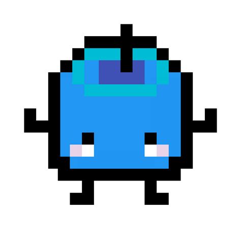 Editing Blue Junimo Free Online Pixel Art Drawing Tool Pixilart