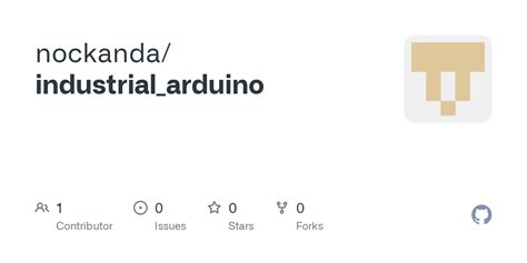 Github Nockandaindustrialarduino