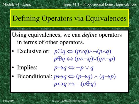 Discrete Math Module 1 Logic Ppt Download