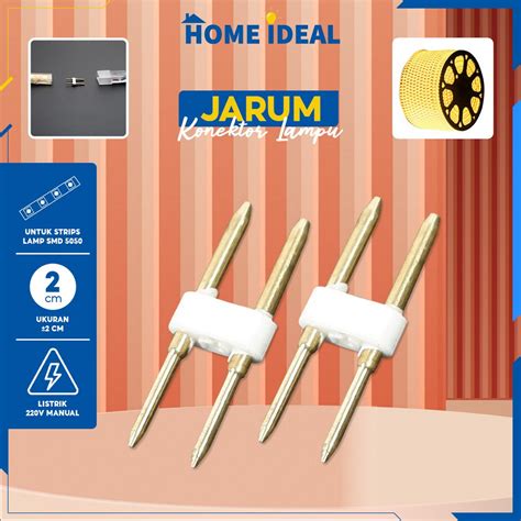 Jual Pin Jarum Sambungan Kabel Soket Dan Led Strips Jarum Konektor
