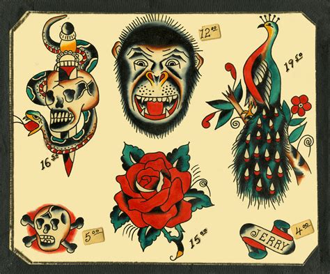 American Style Tattoo Flash