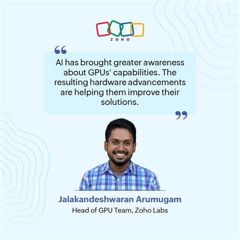 Weve Developed A Gpu Powered Engine To Provide Zoho Analytics With