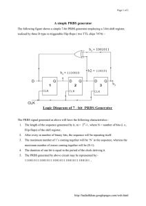 PRBS Stress Test For Serial Digital Interfaces