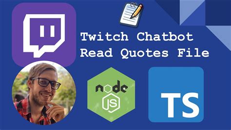 Read Quotes File Nodejs Typescript Twitch Development Livestream