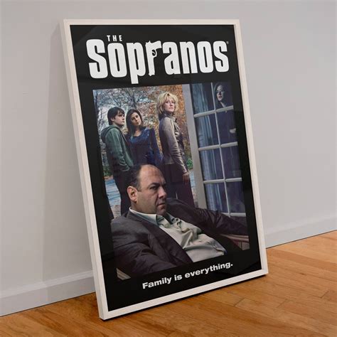 The Sopranos Poster Classic Tv Show Tony Soprano Print Etsy