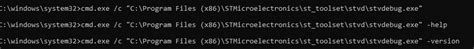 St Visual Develop Ide Command Line Compile Stmicroelectronics Community