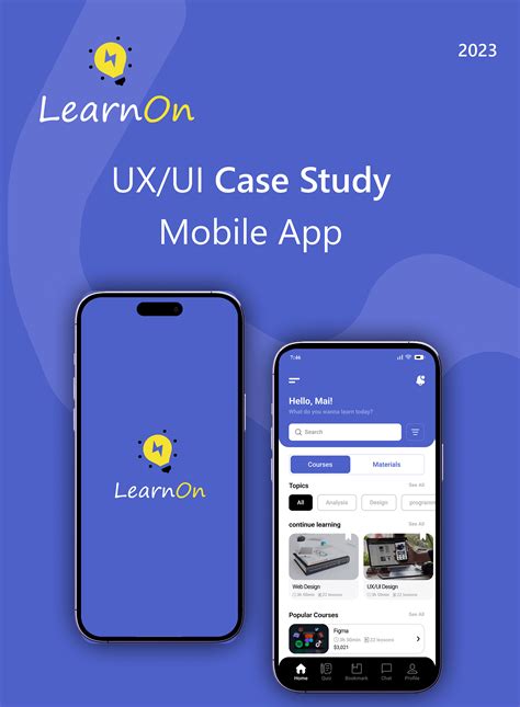 Learning App Uxui Case Study Behance Behance