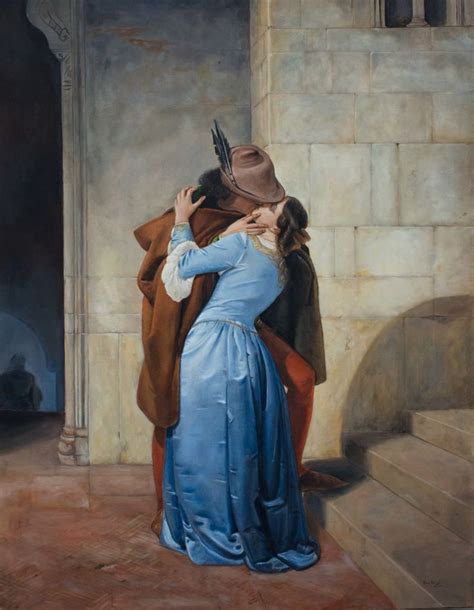 The Kiss Hayez By Tony Polizzi Arte Famosa Poster Artistico Gli