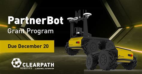 Partnerbotgrant Robotics Innovation Clearpathrobotics Grantopportunity Clearpath Robotics