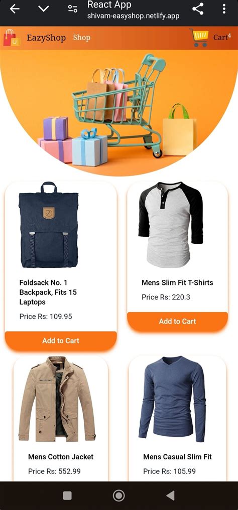 Shivam Kumar On Linkedin Eazyshop Reactjs Css Tailwindcss Html