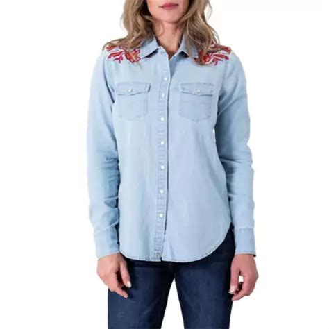 Womens Kimes Ranch Nashville Long Sleeve Button Up Shirt