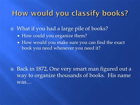 Ppt Dewey Decimal Classification Powerpoint Presentation Free Download Id5134318