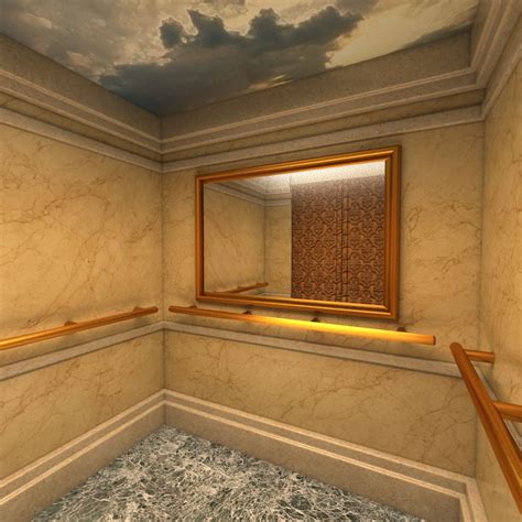Elevator Interior 3d Model 19 Fbx Max Obj Lwo Lxo Free3d