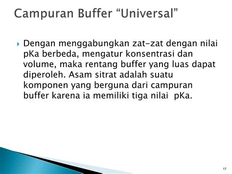 Pembuatanlarutanbuffer Kimia Farmasi Analisis Ppt