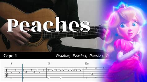 Peaches Jack Black Fingerstyle Guitar Tab Chords Youtube