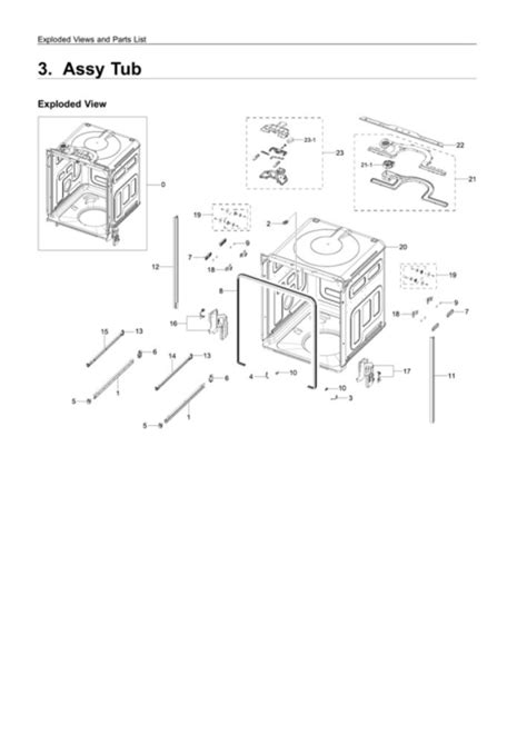 Samsung Dw80r5060us Aa 00 Dishwasher Partswarehouse