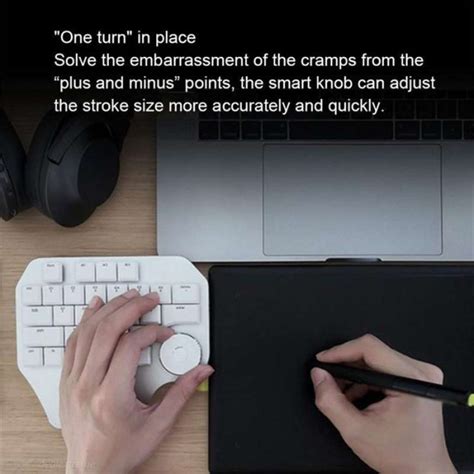 promo delux t11 basic designer single hand keyboard keypad with smart