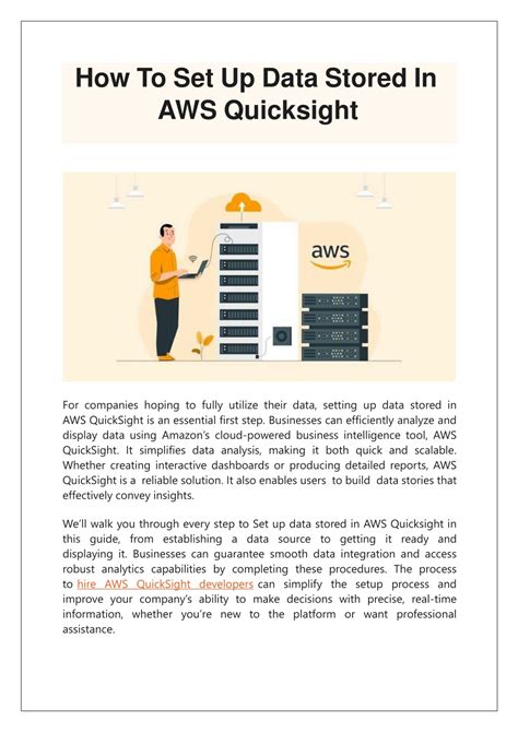 Ppt How To Set Up Data Stored In Aws Quicksight Powerpoint