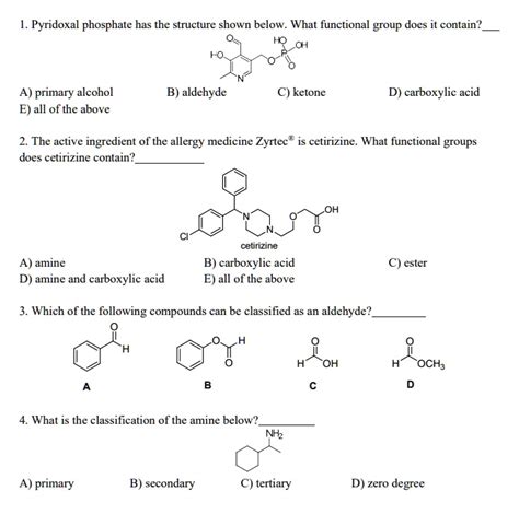SOLVED: [. Pyridoxal phosphate has the structure shown below. What ...