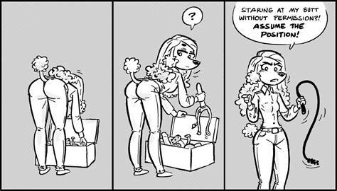 Rule 34 Anthro Ass Canine Comic Domination Dominatrix Female Femdom