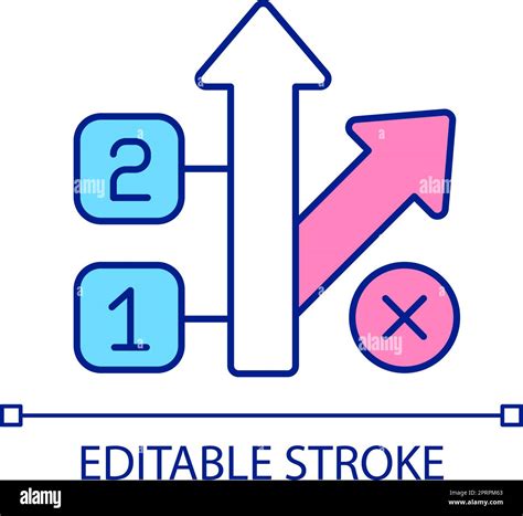 Deviation Icon Stock Vector Images Alamy