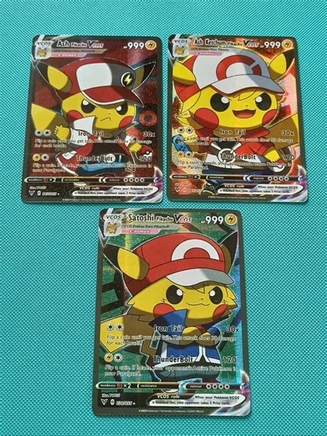 Pikachu Pokemon Ash Ketchum Sacha Cosplay Carte Card New Holo Prism Collection Eur 4 99