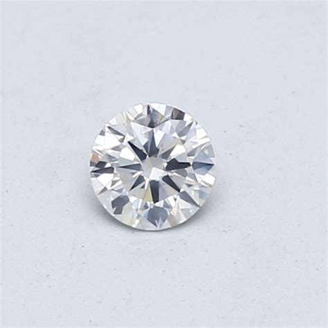 Round 027 Carats E Color Si2 Clarity Gia Certified Round Natural